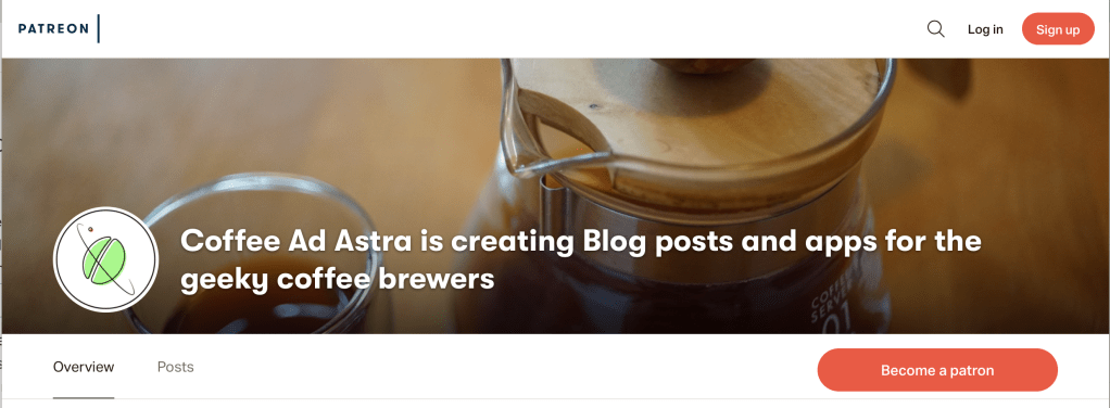 About Patreon – Coffee ad Astra